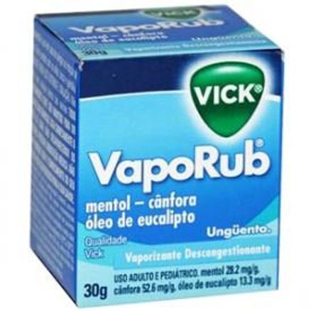 【Assistência Técnica, Garantia e SAC】→ Vick VapoRub Pomada 30g